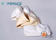 Polyester needle felt Bag filter Bags For Cement / Gypsum / Steel / Tobacco Industries
